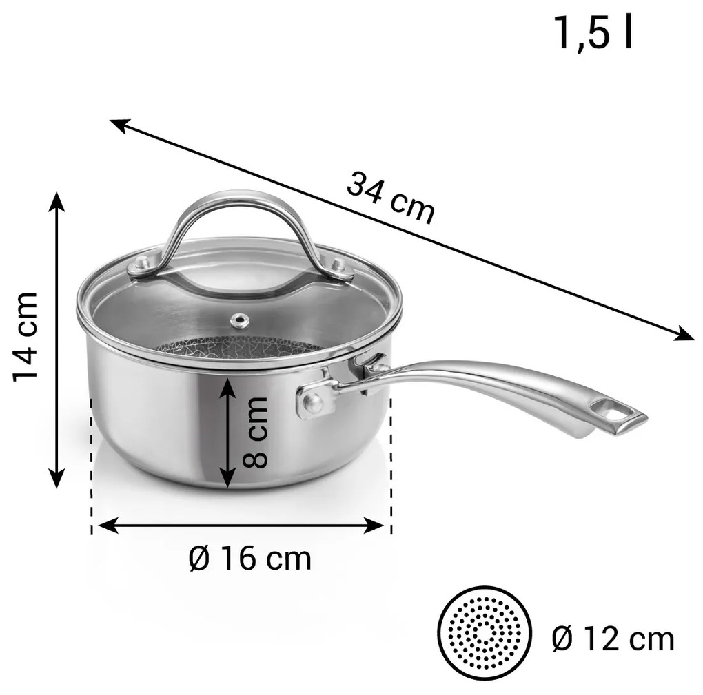 TESCOMA Rendlík SteelCRAFT s poklicí ø 16 cm, 1,5 l