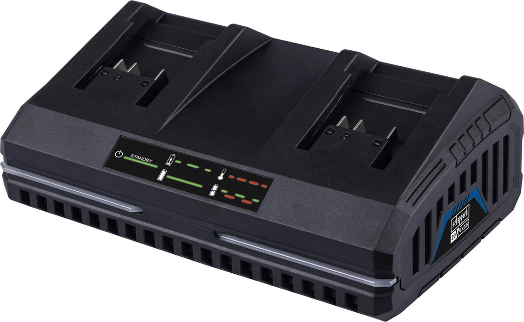 Scheppach SDBC4.5A 20V IXES - dvojitá nabíječka 4,5 A