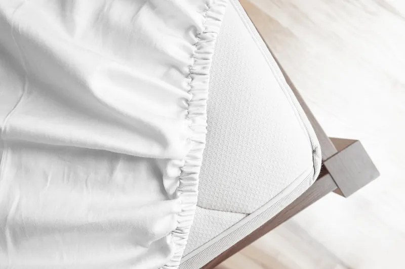 Matějovský napínací prostěradlo jersey bílé na matraci: 200 x 220 cm