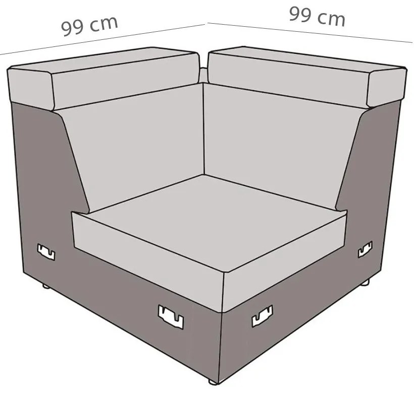 Sedací souprava ULISES | 259x225 | rozkládací | vysoká kvalita | VÝBĚR TKANIN