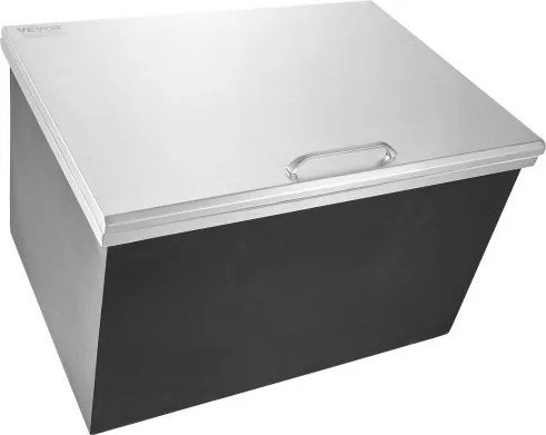 71,1 × 50,8 × 43,2 cm vkládací ledová truhla Chladič ledu Nádoba na led Nerezová
