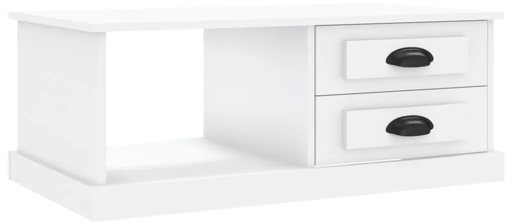vidaXL Konferenční stolek bílý 90 x 50 x 35 cm kompozitní dřevo