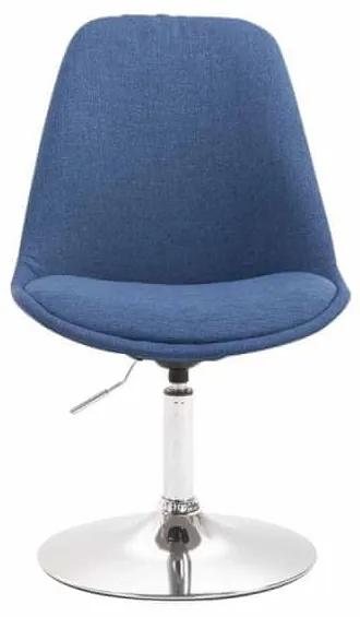 Bhm germany Jídelní židle Mave, modrá / stříbrná