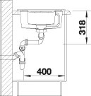 Granitový dřez Blanco METRA 6 S antracit 513230