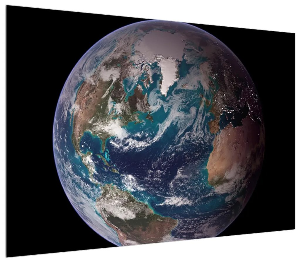 Obraz planety Země (100x70 cm)