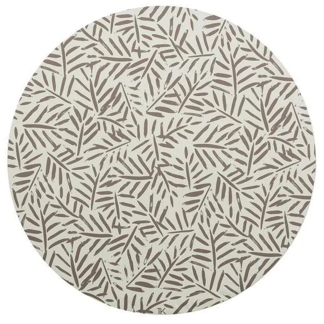 TODDLEKIND Podložka Splat Mat Ocean Leaves 105 cm Stone