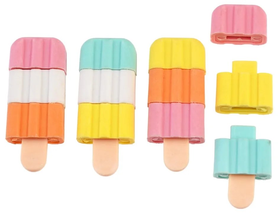 Sada 3 vonných gum Ice Lolly – Rex London