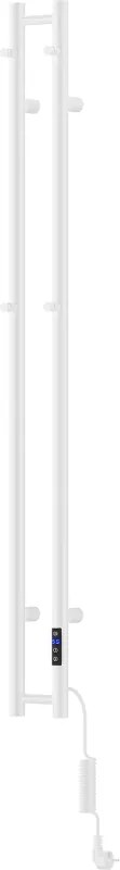 Mexen Pino, elektrické topné těleso s věšáky na ručníky 1405x137 mm, 150 W, bílá, W301-1405-137-00-20
