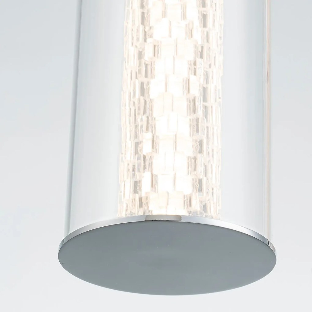 Luxusní nástěnné světlo Eurofase Espada Chrom 50 cm LED 18W