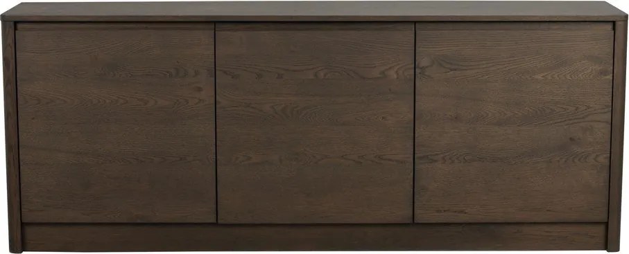Komoda v dekoru dubu v tmavě přírodní barvě 180x70x40 cm Melstone – Rowico