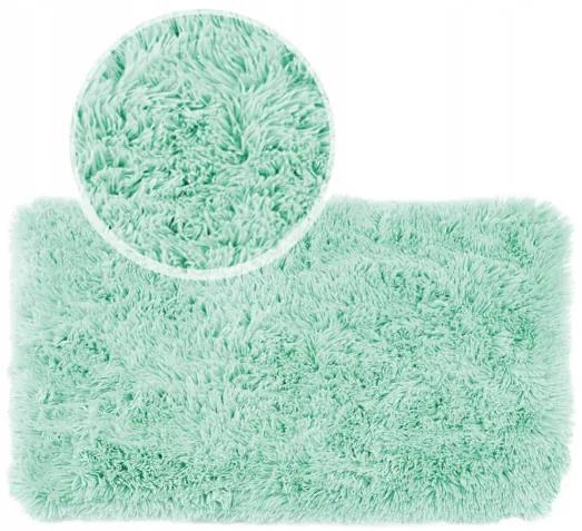 Koupelnový sametový plyšový kobereček 60x90cm různé barvy Barva: tmavě zelená