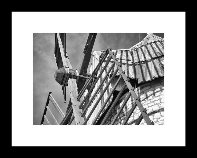 Rámovaný obraz - Větrný mlýn