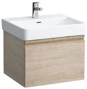 Laufen Pro S - Umyvadlová skříňka, 520x450x390 mm, 1 zásuvka, světlý dub H4833510964791