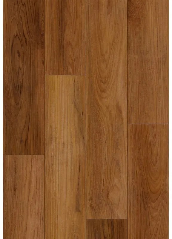 Mexen Lubbock vinylové panely 1240 x 182 mm SPC 6,5 mm, podložka IXPE 1,5 mm, 4 V-Fuga, Teak - F1092-1240-182-505-4V1-02