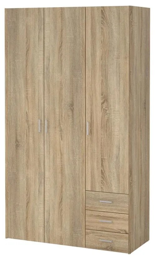 Šatní skříň Sid 115,8 x 49,5 x 200,4 cm, dub sonoma