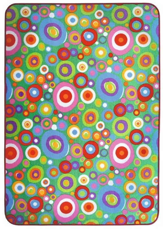 Spoltex, Dětský kusový koberec Candy 24, 95x200, vícebarevná, dětský pokoj
