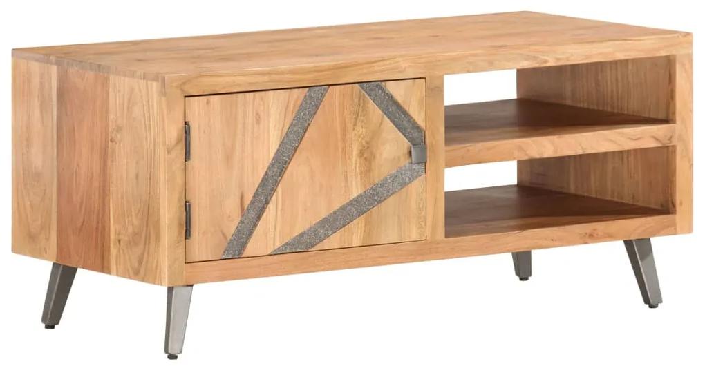 vidaXL Konferenční stolek 90 x 45 x 40 cm masivní akáciové dřevo