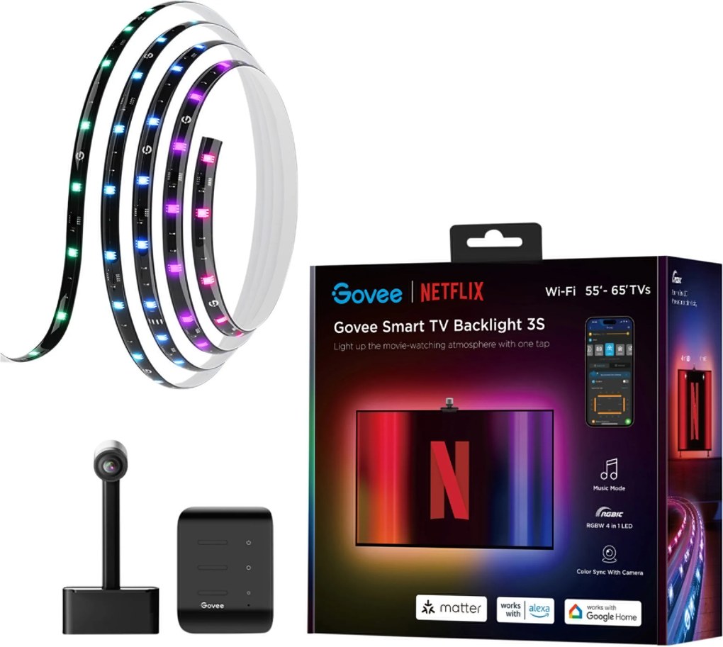 Govee Smart LED podsvícení TV Backlight 3S