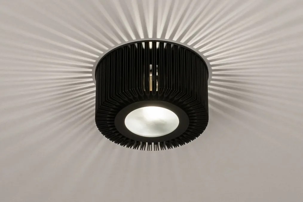 Stropní designové svítidlo do chodby Sunshine Black