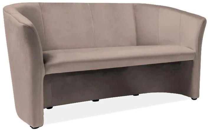 Pohovka Cuba Velvet, trojsedák, béžová