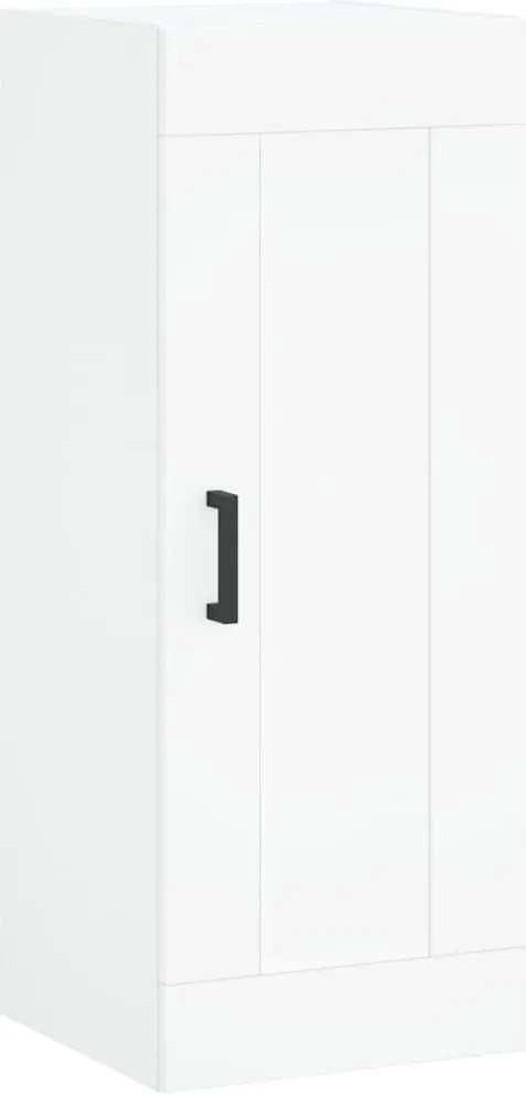 Skříň highboard bílá 34,5 x 34 x 180 cm kompozitní dřevo 3200449