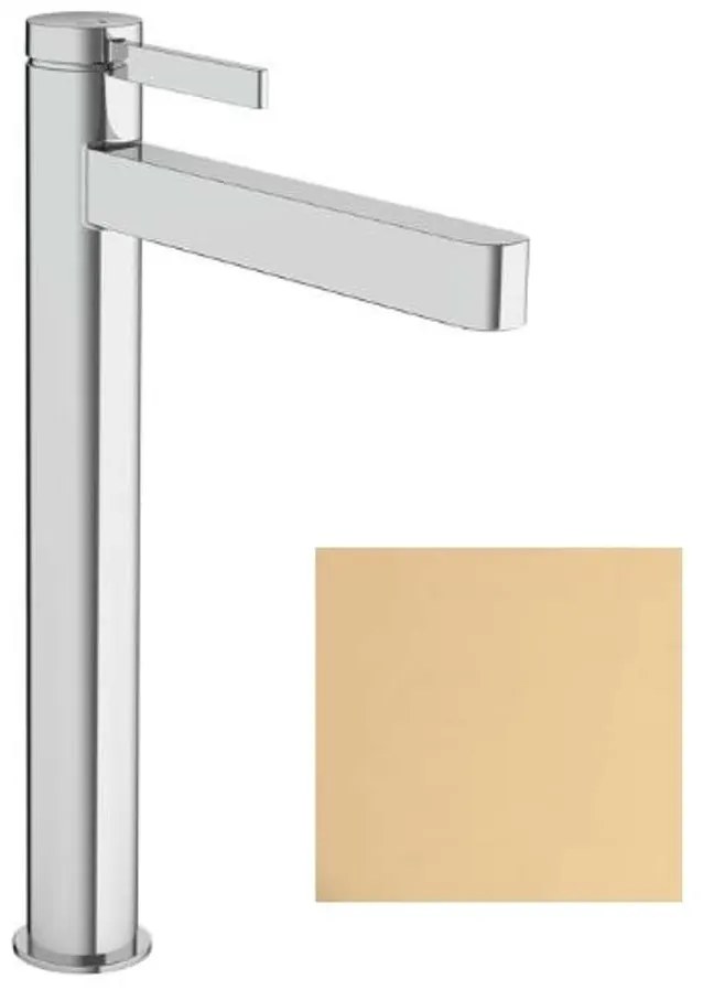 Hansgrohe Finoris - Umyvadlová baterie, s výpustí Push-Open, CoolStart, EcoSmart, kartáčovaný bronz 76072140