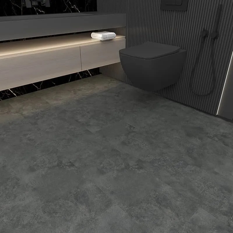Vinylová plovoucí podlaha Area Floors Stone Click Rigid 5354 Beton tmavý
