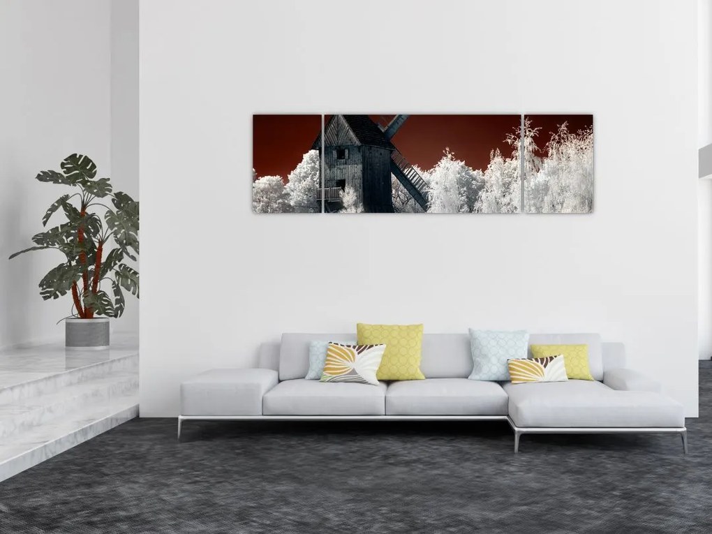 Obraz mlýna (170x50 cm)