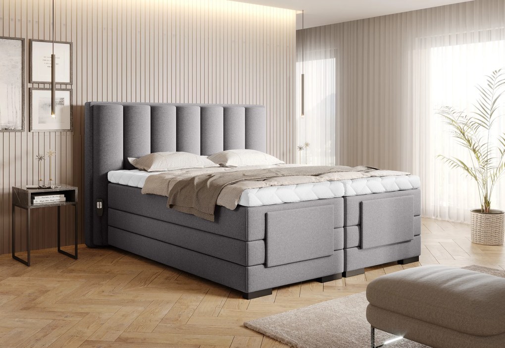 Veros boxspring postel 140x200 Materiál / Dekor: Flores 22