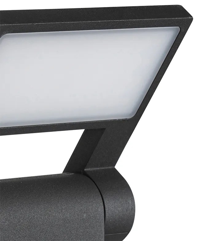 Moderní venkovní sloup Anthracite 60 cm vč. LED IP54 - Zane