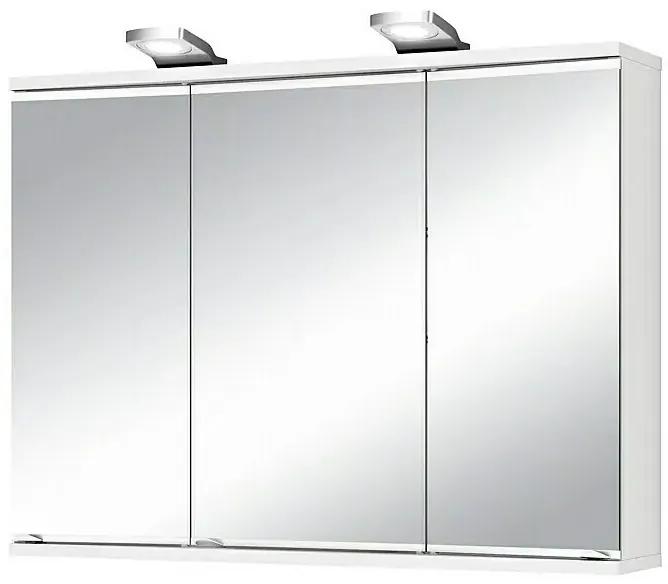 Jokey Plastik JOKEY LENA 80 bílá zrcadlová skříňka MDF 80x60x16cm 112113420-0110