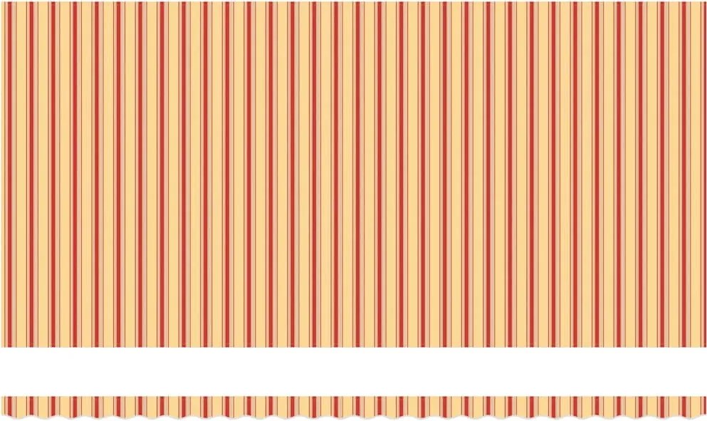 Stahovací markýza Žlutá a oranžová 600 × 300 cm 3331597