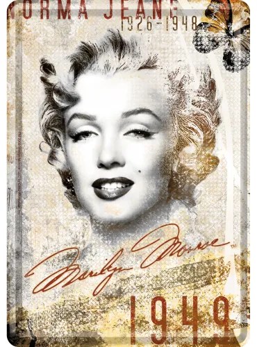 Postershop Plechová pohlednice - Marilyn Monroe