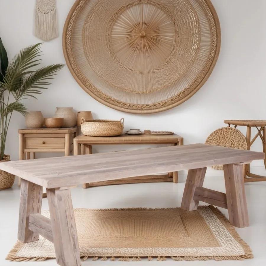 Stará Krása – Ruční výroba Selský jídelní stůl z extra masivu 77 x 180 x 90 cm