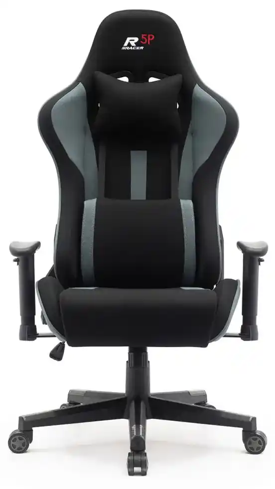 Herní židle k PC Sracer R5P s područkami nosnost 130 kg černá-šedá | BIANO