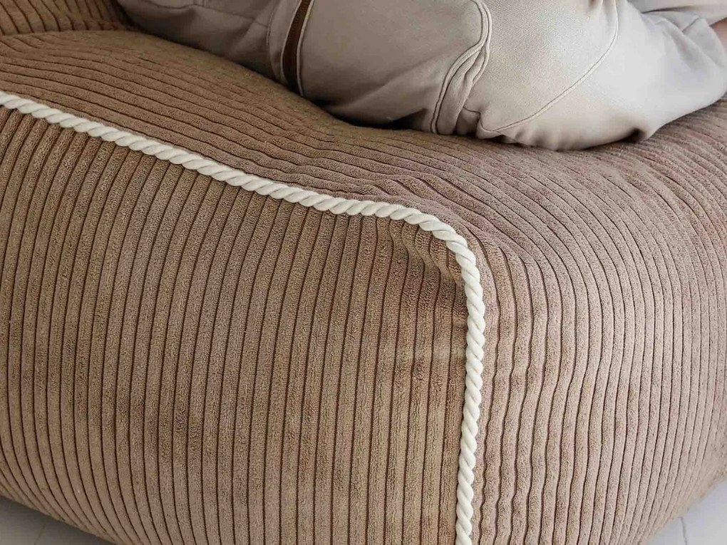 Manšestrové křeslo KUMO do dětského pokoje Zvolte barvu: Modrá