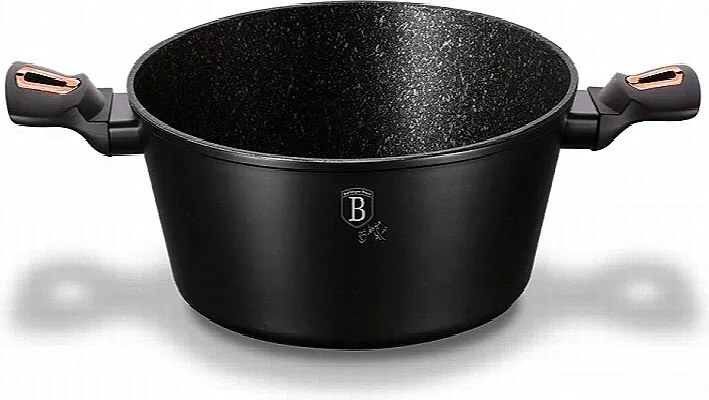 Kastrol s poklicí s mramorovým povrchem 20 cm Black Rose Collection