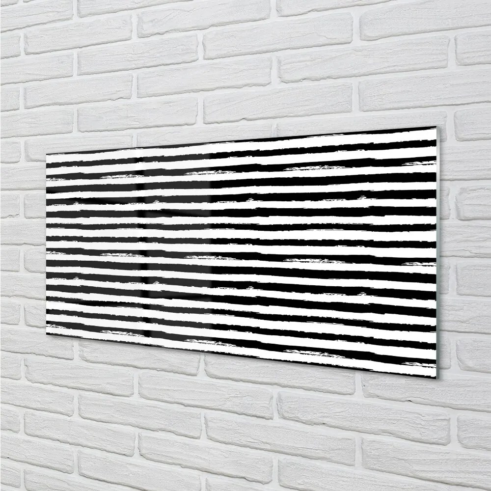 Obraz na skle Nepravidelné pruhy zebra 120x60 cm