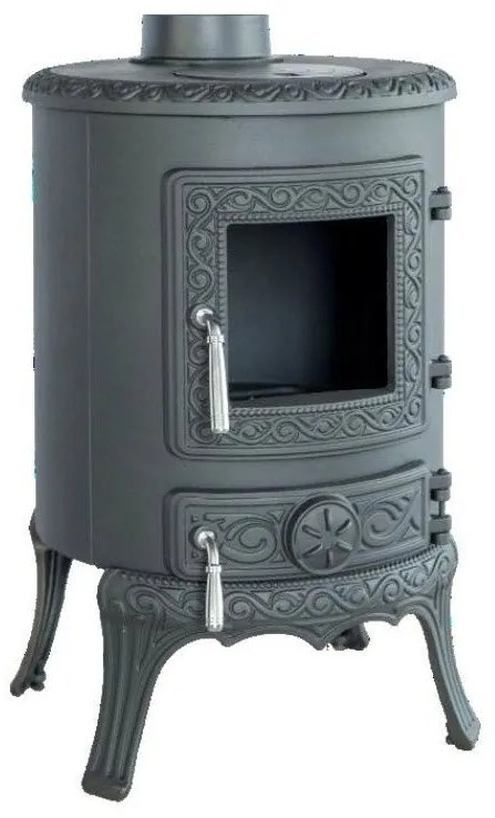 NORDflam Krbová kamna PALESTRO, 7,6 kW, vytápěcí schopnost: 180 m³, litinová