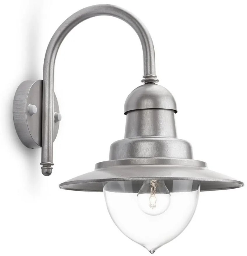 Philips 01652/52/PN - Venkovní nástěnné svítidlo MYGARDEN RAINDROP 1xE27/60W/230V IP44