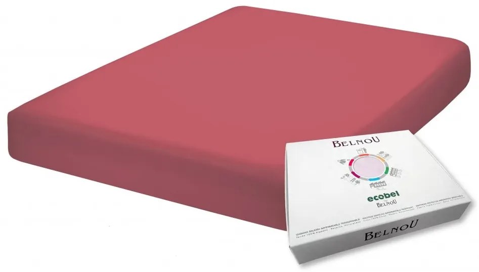 Nepropustné hyperprodyšné prostěradlo BelnoU ECOBEL 120x200 cm - fuchsiová