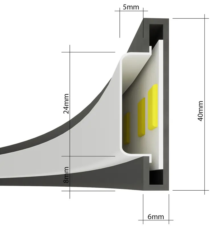 RIO110  Závěsné světlo 4000K, bílá TH.123 - Sollux