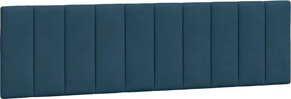 Postel s matrací Hanko modrá 180 x 200 cm samet 3208614