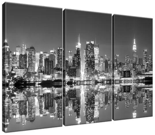 Obraz na plátně Noční Manhattan 90x60cm 2194A_3J