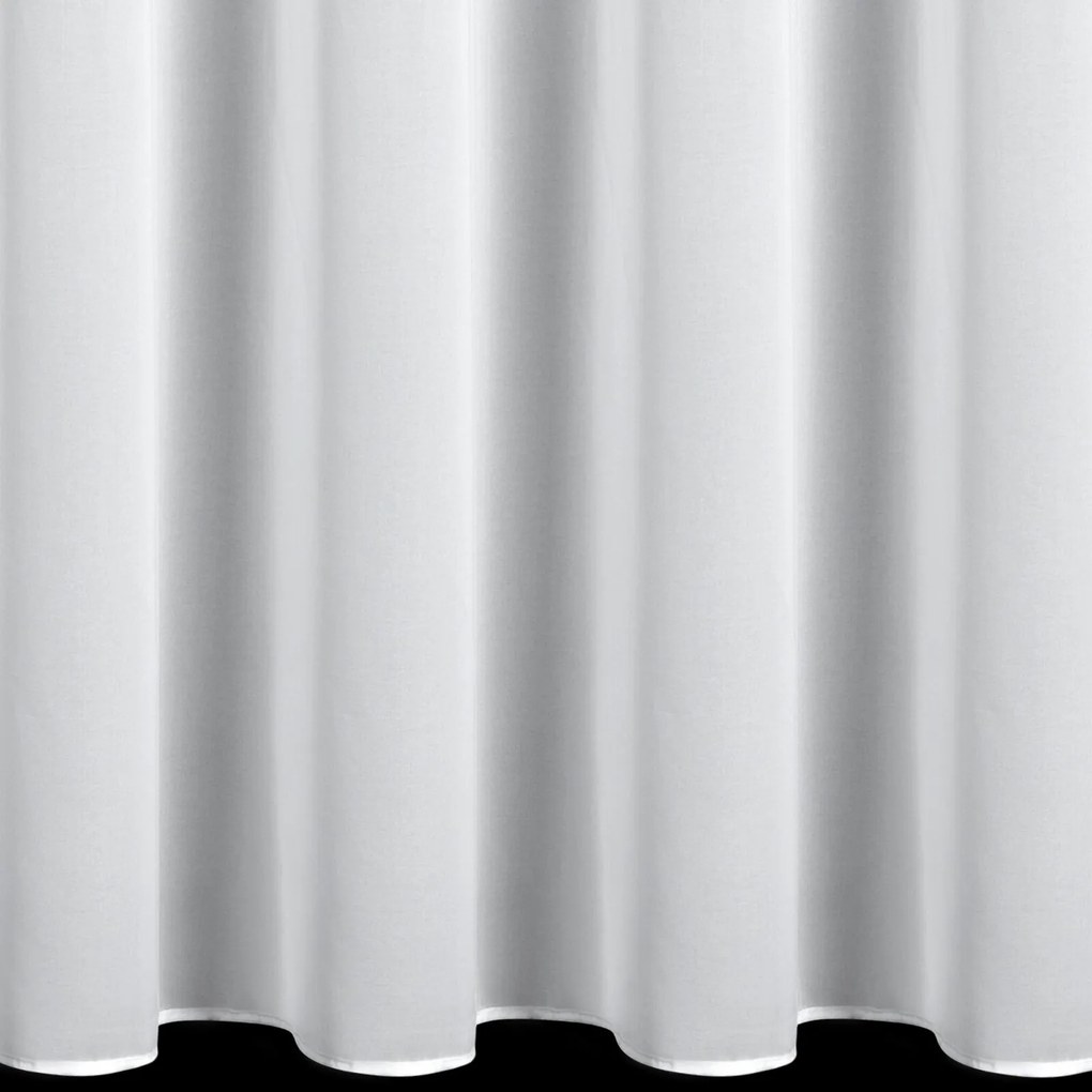 ZÁCLONA NA PÁSCE DEBRA 400X160 CM BÍLÁ