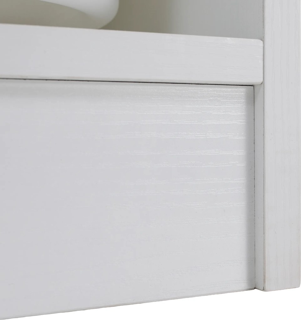 Organizér s úložnými boxy, bílá, TRIMAL