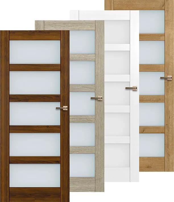 Interiérové dveře vasco doors BRAGA model 6 Průchozí rozměr: 70 x 197 cm, Orientace dveří: Levé dveře, Dekor: Bílá
