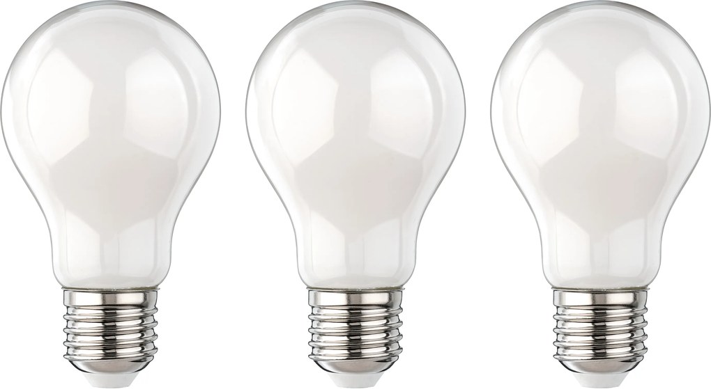 Livarno® Filamentová LED žárovka, 3 kusy (E27, mléčná)