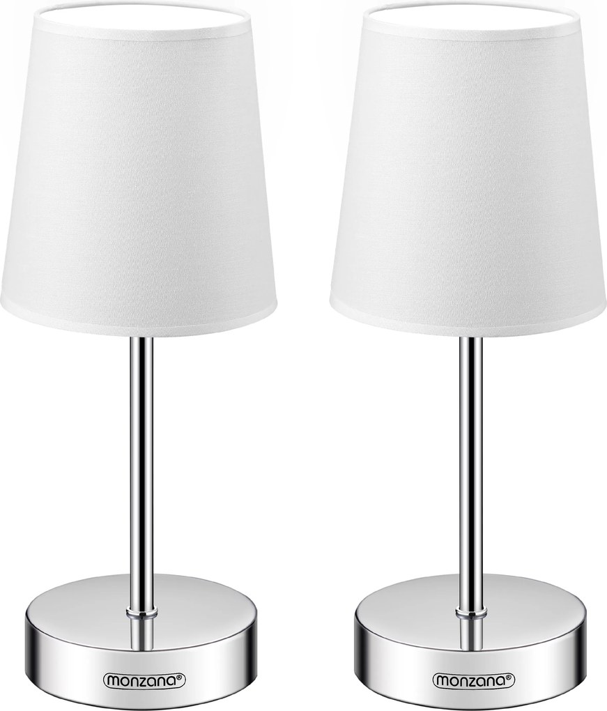 Stolní lampa Lumière sada 2 ks bílý 32x13x13cm
