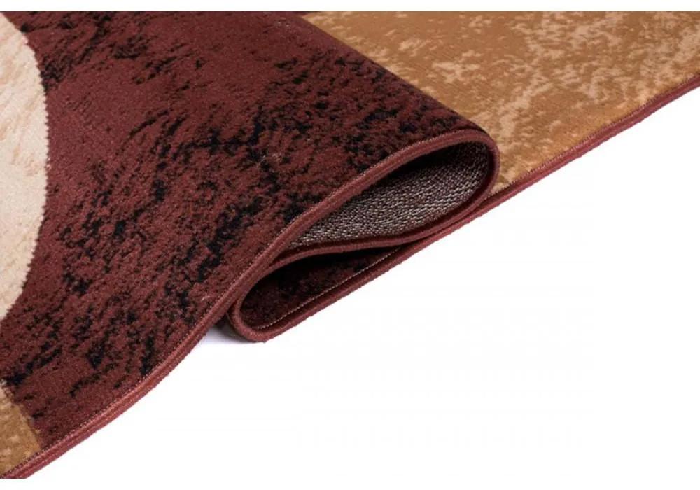 Kusový koberec PP Ray hnědý 160x220cm